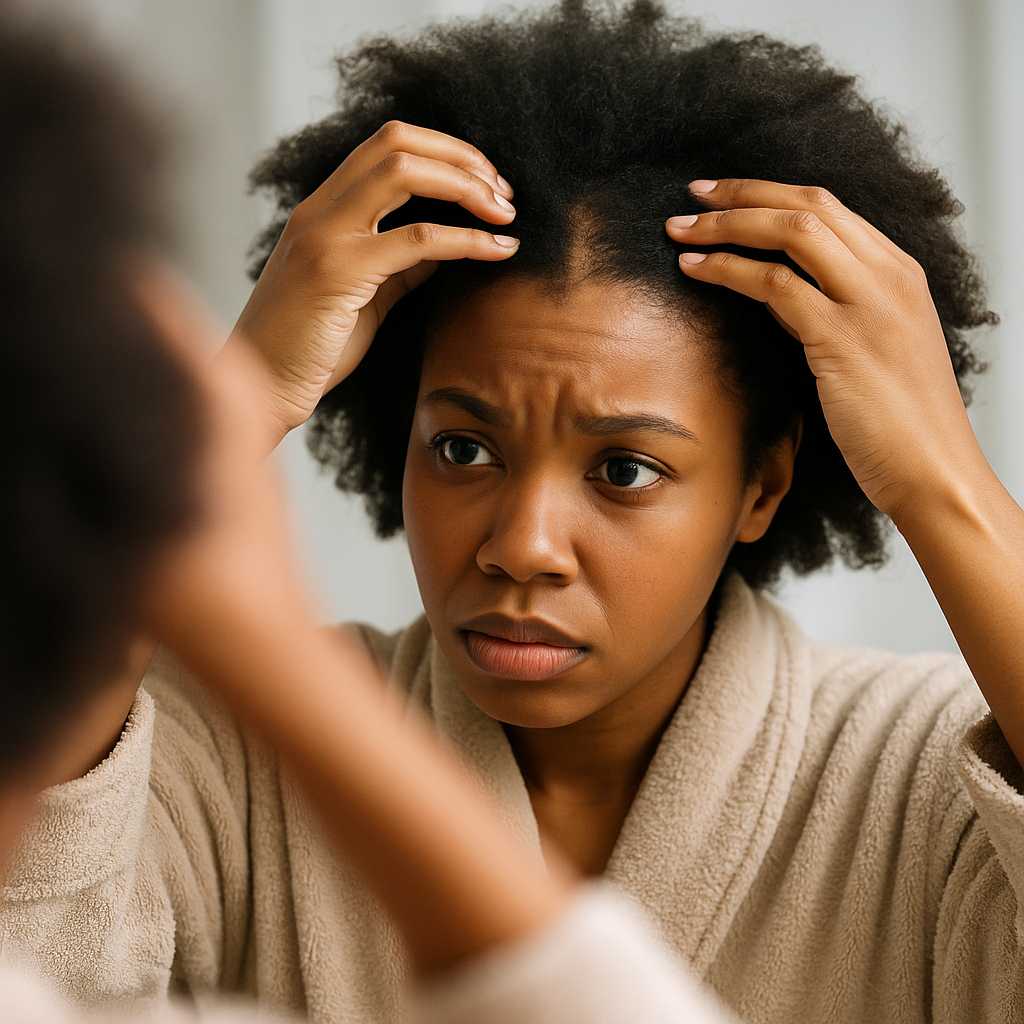 Scalp SOS: How to Regrow Hair from the Root After CCCA Alopecia 💆🏾♀️🌱 ...