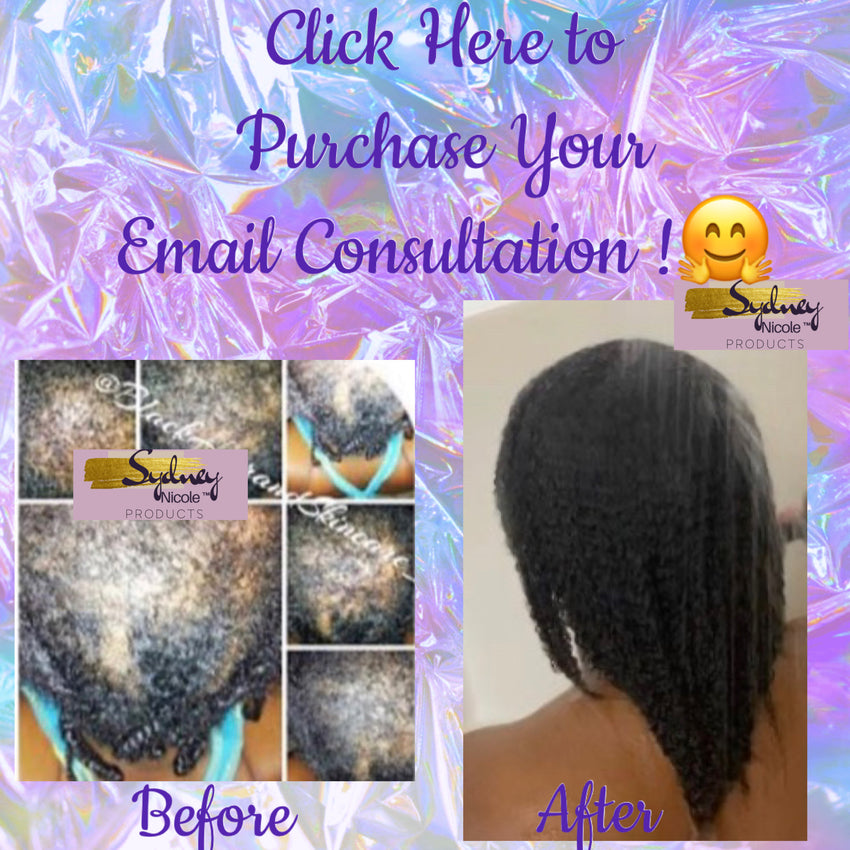 Personal Email Consultation– BlackHairandSkincare